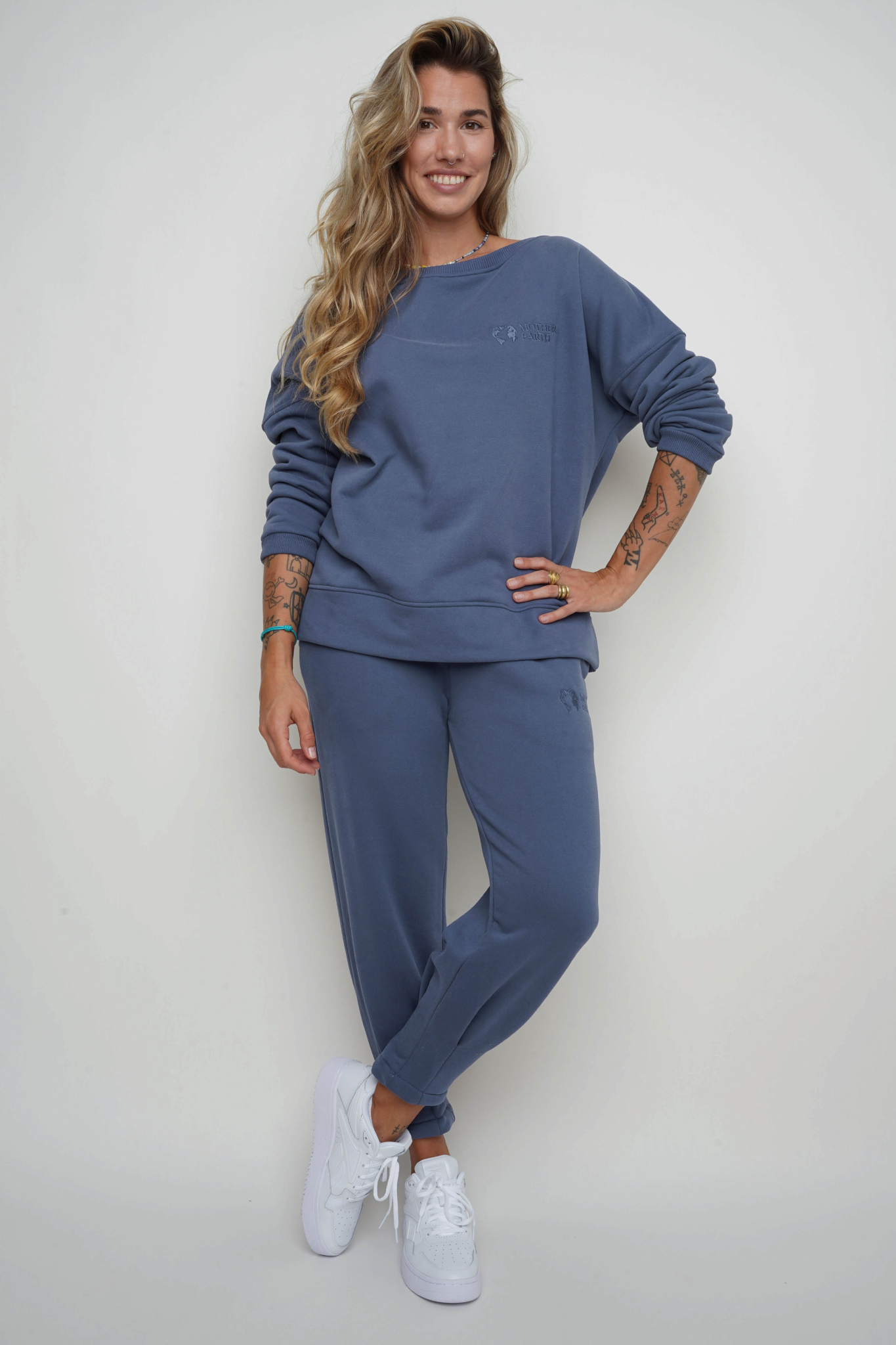 OVERSIZE NAVY BLUE TRACKSUIT - AYSE – Mother Earth